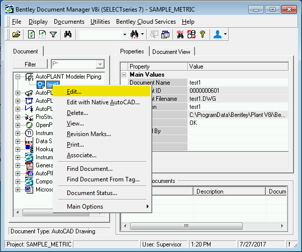 OpenPlant - To Populate the Missing Line Number of the Piping Model in ...
