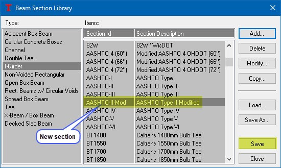 LARS | LEAP | OpenBridge | OpenTunnel | RM - How to add Custom Beam Section to Precast ...