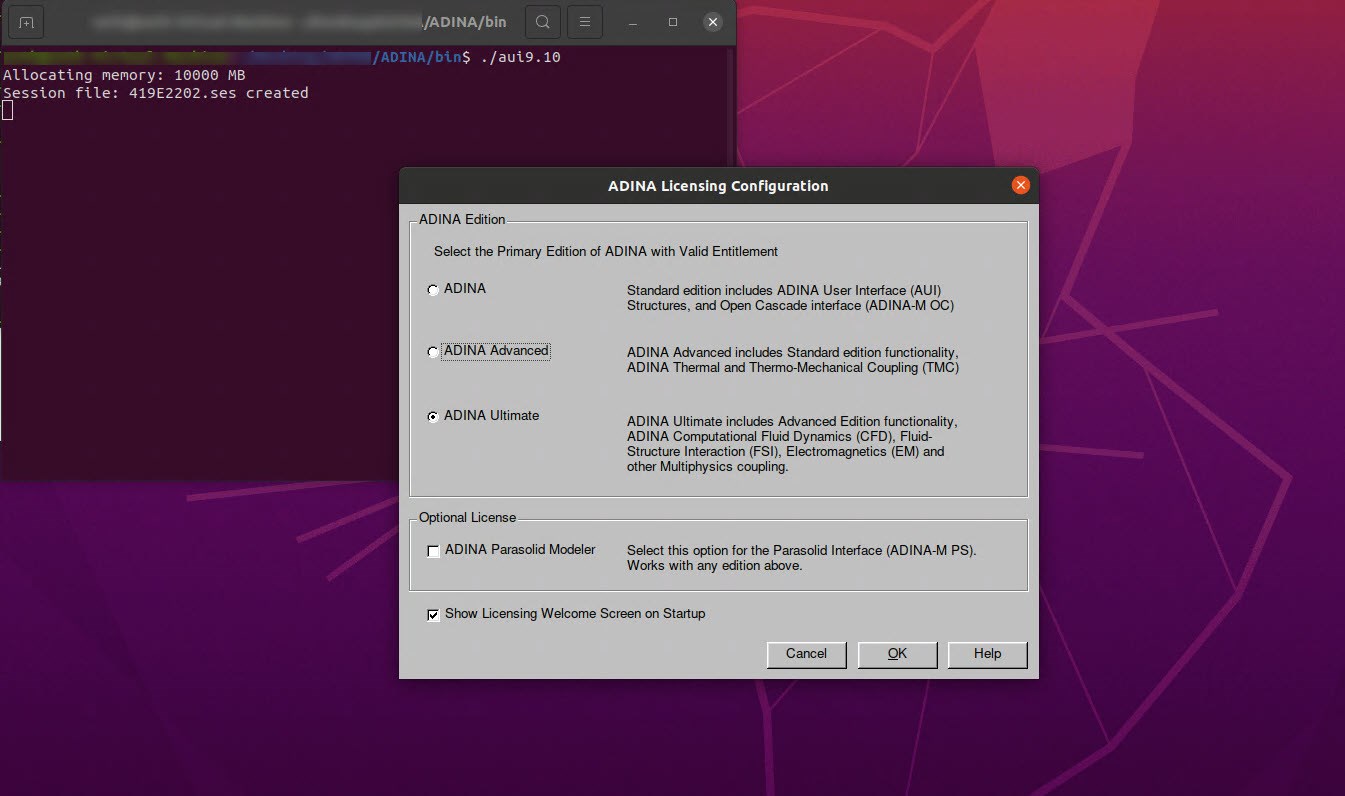 RAM | STAAD | ADINA - ADINA Installation & Licensing for Linux ...