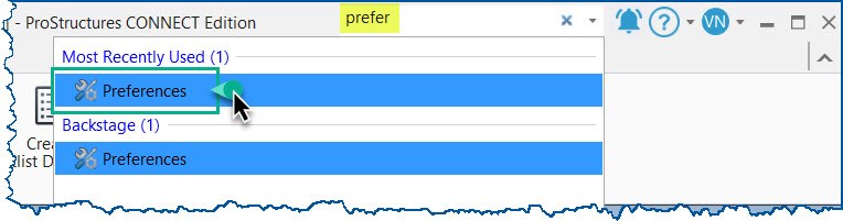 ProStructures - Preferences Dialog - MicroStation Basics - Communities