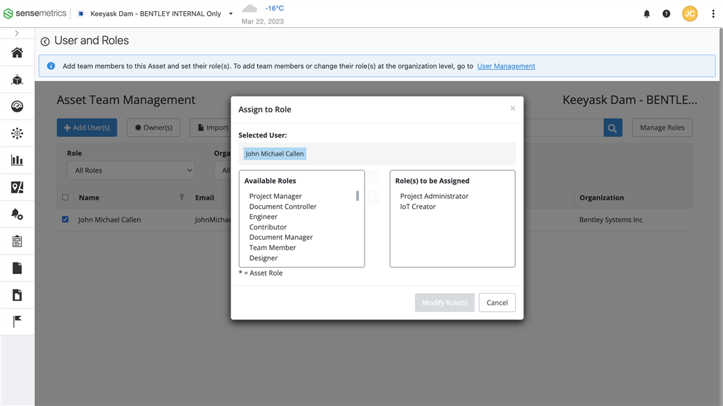 iTwin IoT - Adding Users and Setting User Permissions - Communities