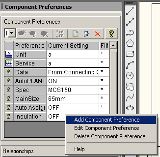 OpenPLANT | AutoPLANT - Adding “Existing” attribute to component preferences menu - Communities