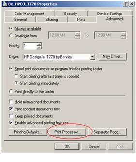 bentley.general.de - Einstellung des Print Processor unter Windows ...