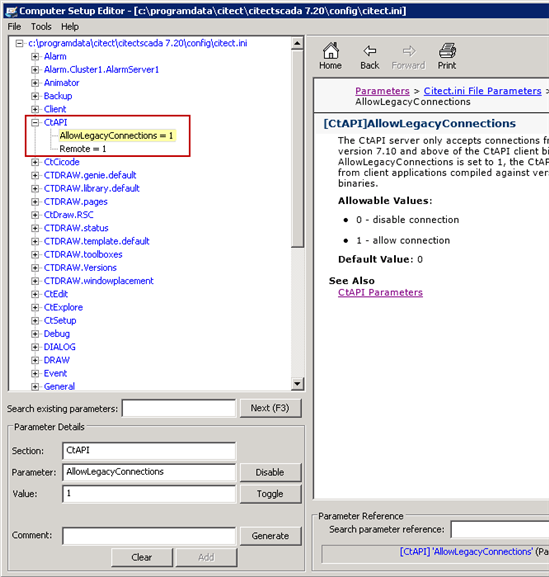 OpenFlows | Water Infrastructure - SCADAConnect using Citect Server as ...
