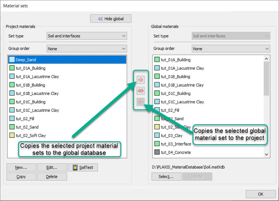 GeoStudio | PLAXIS - Re-use materials from other projects - Communities