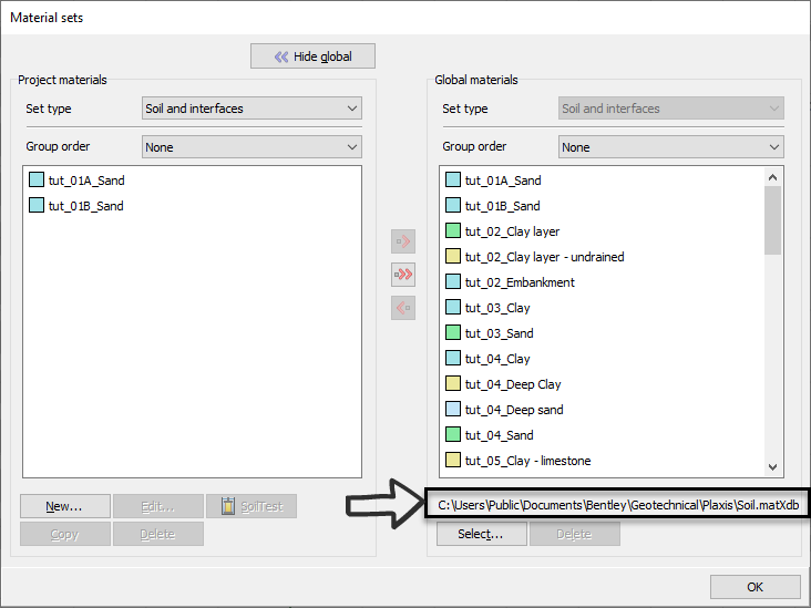 GeoStudio | PLAXIS - Re-use materials from other projects - Communities