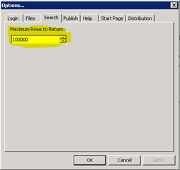 AssetWise ALIM - How to Change the Page Size of a Search within eB ...