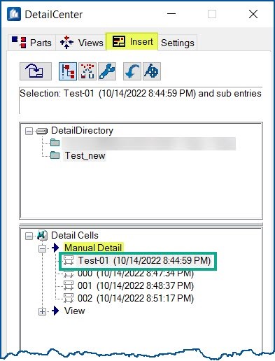 ProStructures - How to create a manual detail from Detail Center ...