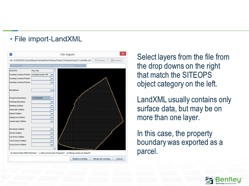 SITEOPS - Importing Project Data Overview - Communities