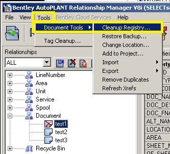 AutoPLANT | OpenPLANT | PlantWise - Error Document Is Already Registered In Document Register ...
