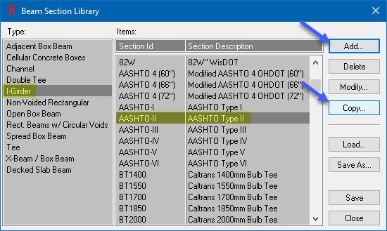 LARS | LEAP | OpenBridge | OpenTunnel | RM - How to add Custom Beam Section to Precast ...