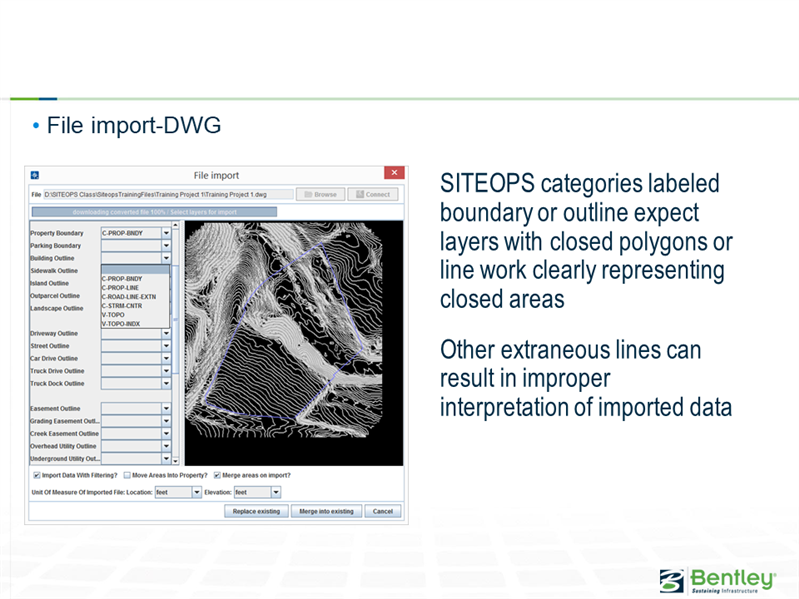 SITEOPS - Importing Project Data Overview - Communities