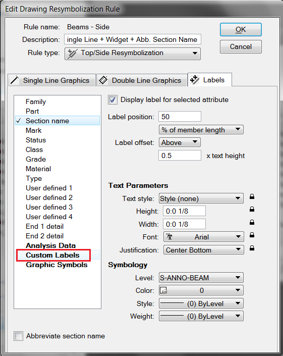 OpenBuildings - Adding DataGroup Properties to Structural Drawing Rules - Communities