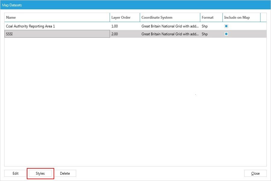 gINT | Keynetix - How To Change the Appearance of Shape Files within HoleBASE SI - Communities