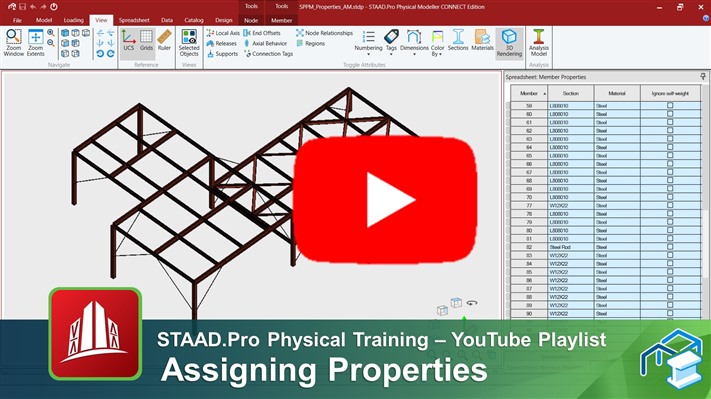 RAM | STAAD | ADINA - Modeling Structures in STAAD.Pro - Communities