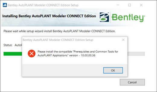 OpenPlant - Please Install the compactible “Prerequisites and common ...