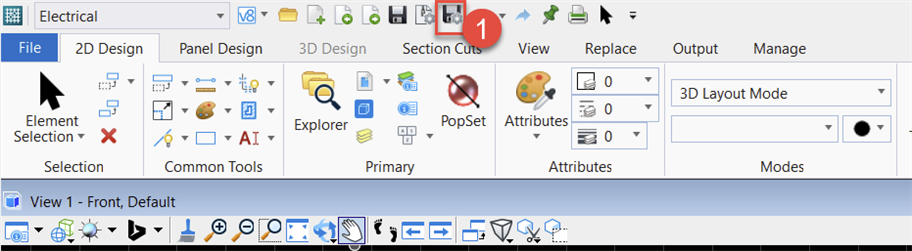 OpenUtilities - How to fix disabled 3D Design ribbon in 3D Layout Page in OpenUtilities ...