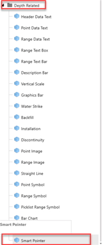 OpenGround - Smart Pointer Object (for backfill, pipe work, and instrumentation in well diagram ...