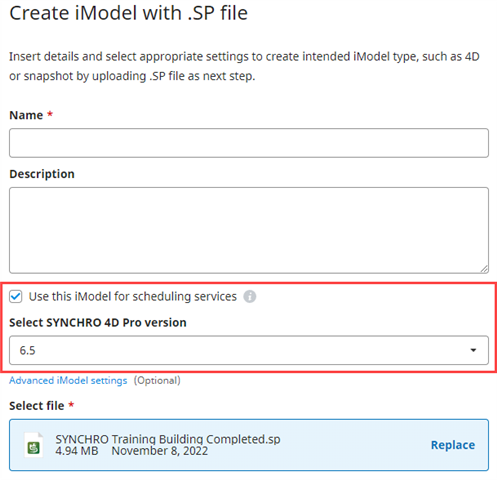 SYNCHRO Construction Solution - Create iModel from .SP file (New ...