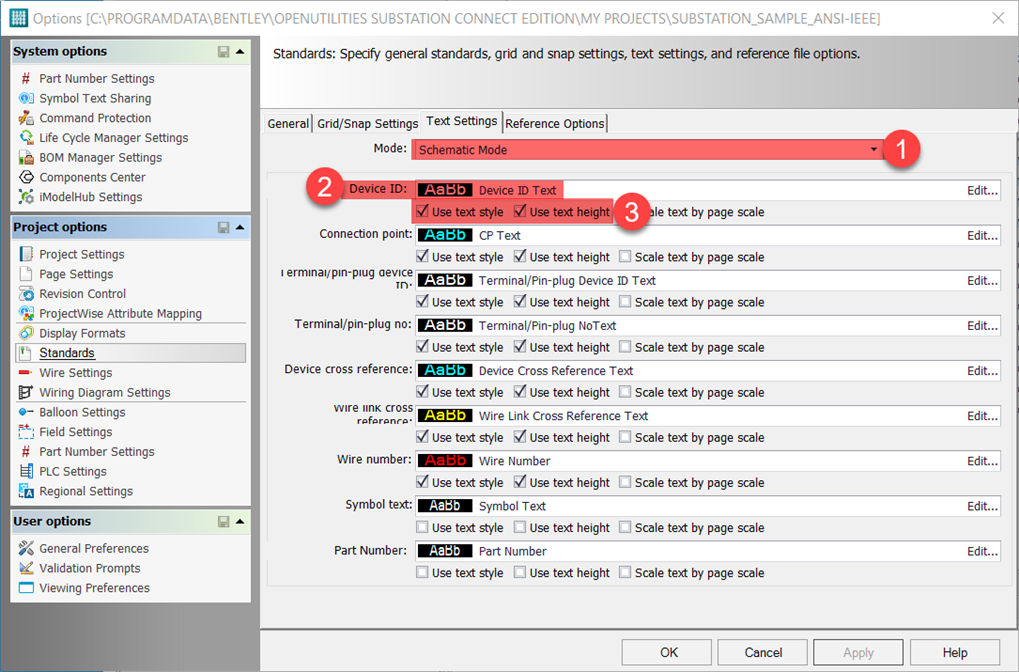 OpenUtilities - How to Specify Default Text Settings for Symbol - OpenUtilities Substation ...