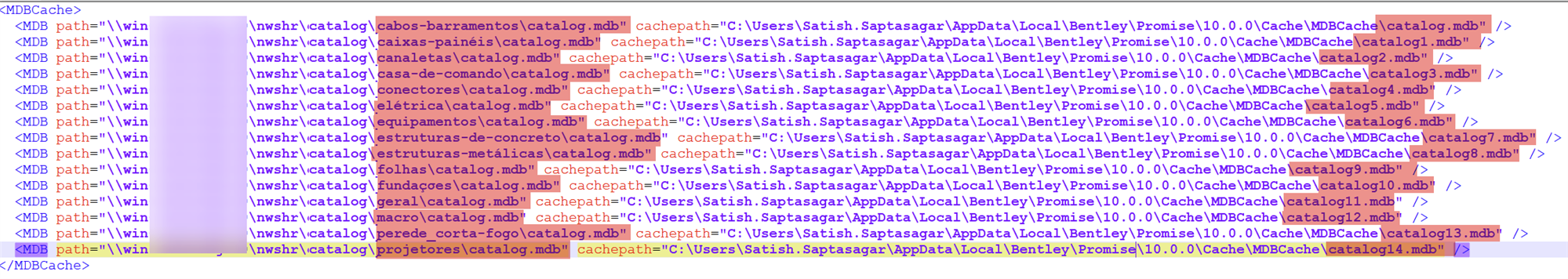 OpenUtilities - Where are the Catalog.mdb cache files located on local ...
