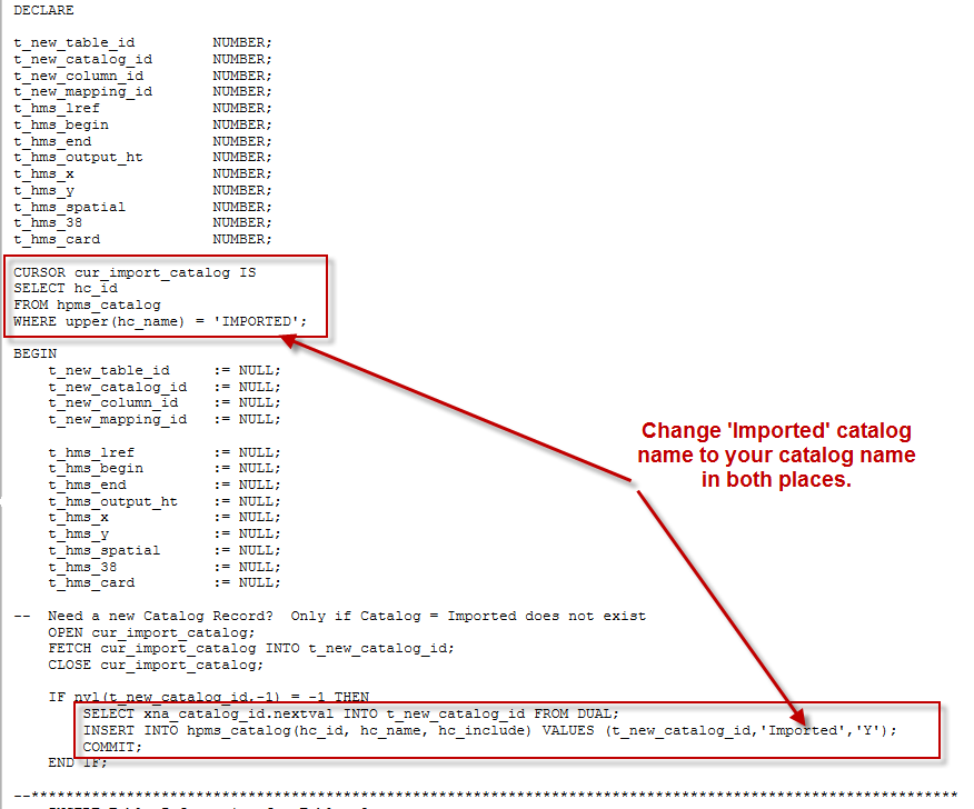 AssetWise Linear Network Management - TIG How to export an extract to a (not ‘Imported’) catalog ...