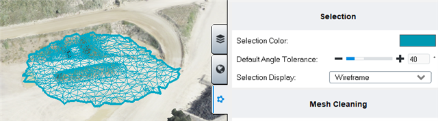 iTwin Capture - iTwin Capture Modeler Touch Up Tool is not highlighting selection on the mesh ...