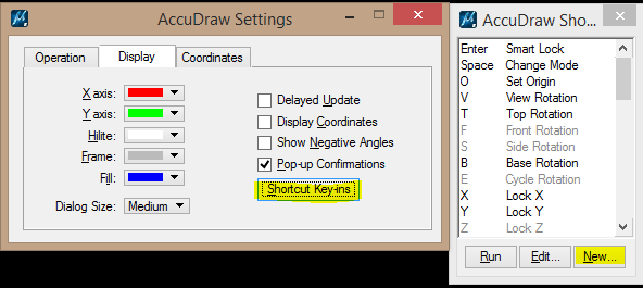 MicroStation - How to turn off the index option in Accudraw - Communities