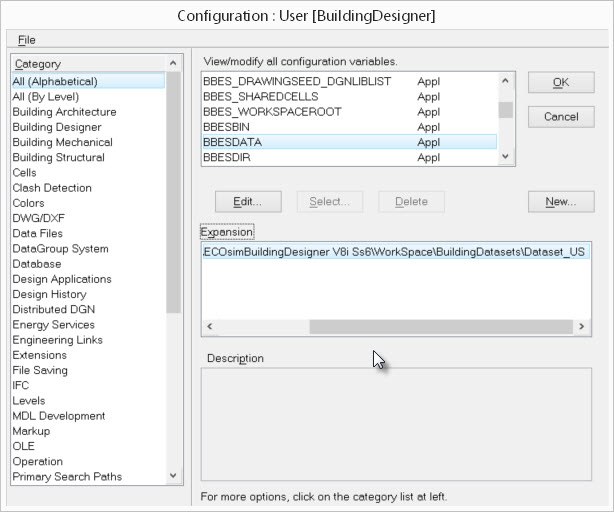 OpenBuildings - Importing a BBES Symbol Library Into a New Dataset ...