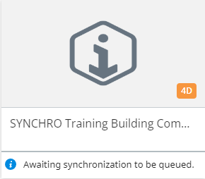 SYNCHRO Construction Solution - Create iModel from .SP file (New Projects) - Communities