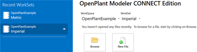 OpenPlant - To Resolve if there is no Workspace and Workset Visible ...