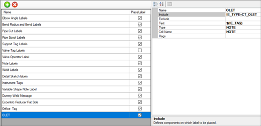 OpenPlant - How to Get Tag Number on Olets in OpenPlant Isometrics ...