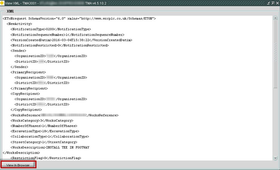 AssetWise Linear Network Management - How to extract notice XML - Communities