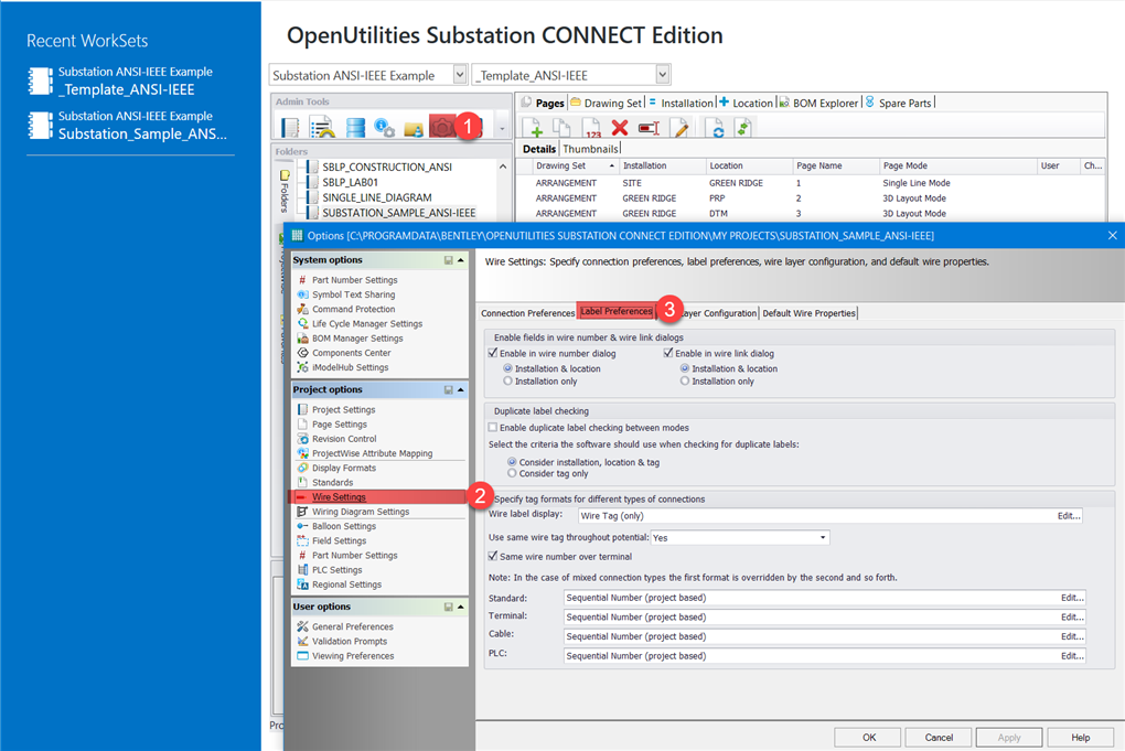 OpenUtilities - How to make Wire Gauges & Color appear with Wire Number in OpenUtilities ...