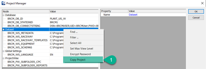 OpenPLANT | AutoPLANT - How to create or copy a BRCM project WorkSet ...