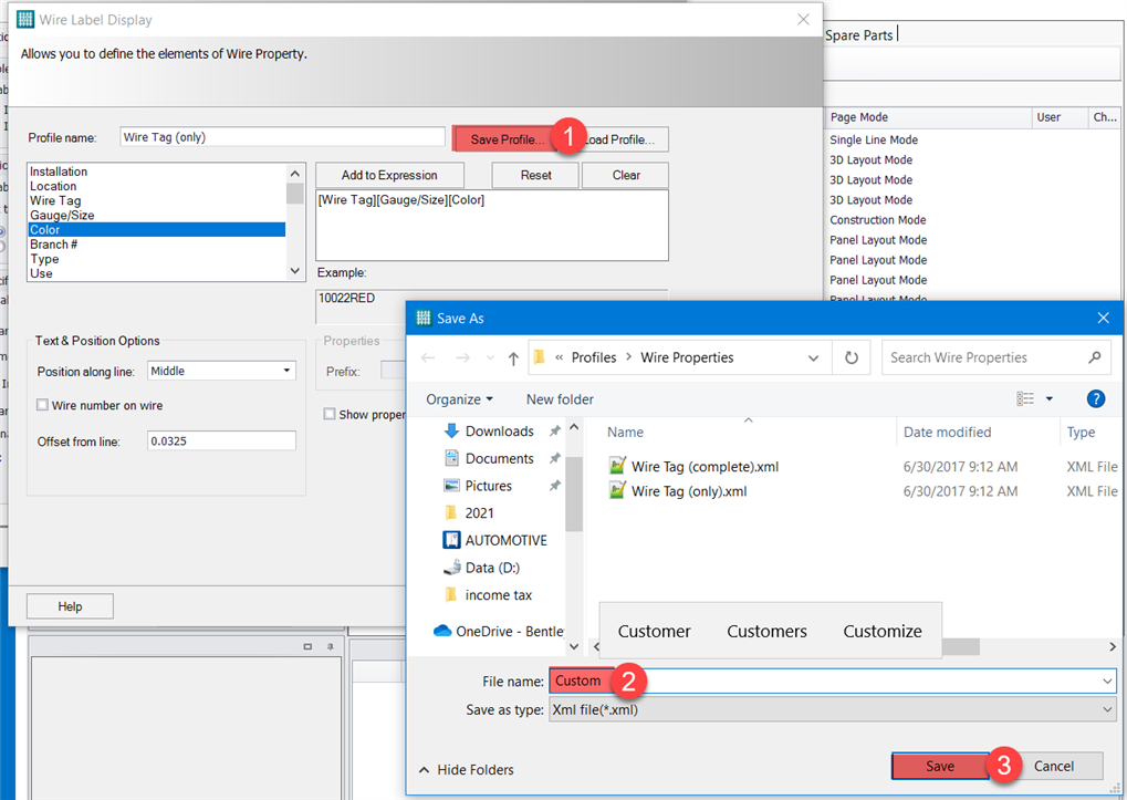 OpenUtilities - How to make Wire Gauges & Color appear with Wire Number in OpenUtilities ...