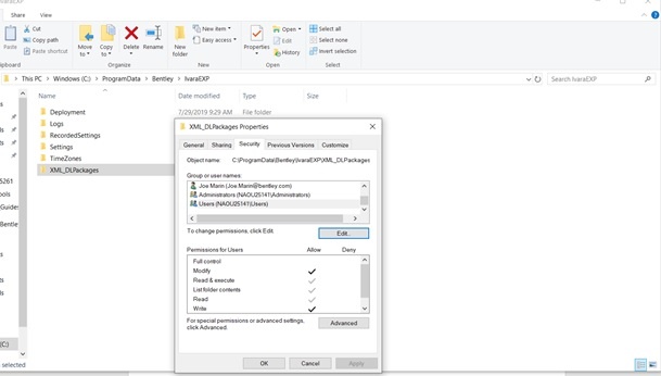 AssetWise Asset Reliability - Remote fails to synchronize due to insufficient privileges to the ...