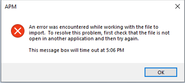 AssetWise Asset Reliability - Data load import errors when special characters used in Asset ...