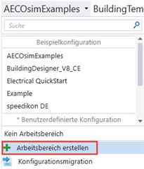 OpenBuildings - Arbeitsbereich und WorkSet neu erstellen und verwenden ...