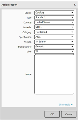 RAM | STAAD | ADINA - Section profiles are not visible within Section ...