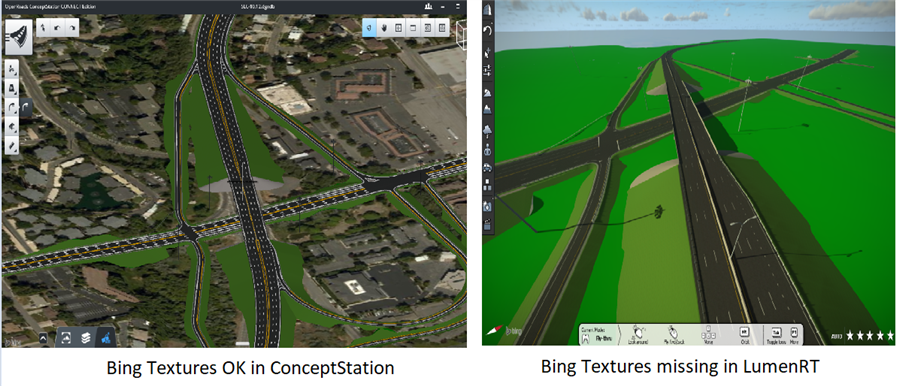 OpenRoads | OpenSite - Textures from Bing Maps are missing when ...