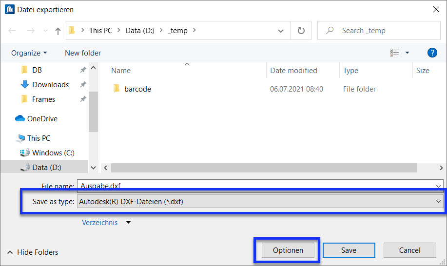 ProStructures - Export ins DXF Format - Communities