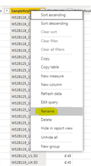 OpenGround - Renaming Columns - Communities