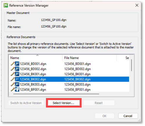 Ohio DOT & Consultants - Creating File Versions in ProjectWise ...