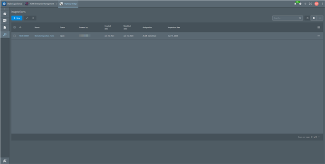 iTwin Experience - Create New Inspection - Communities
