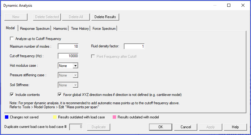 AutoPIPE - 20. Time History Results on symmetric model does not match ...