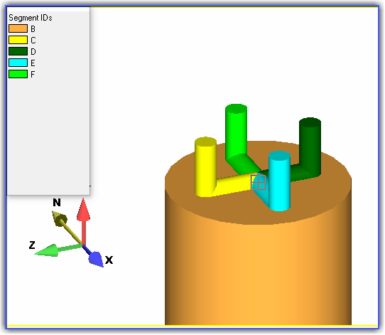 AutoPIPE - Example 01 - Model piping connected to end of a vessel ...