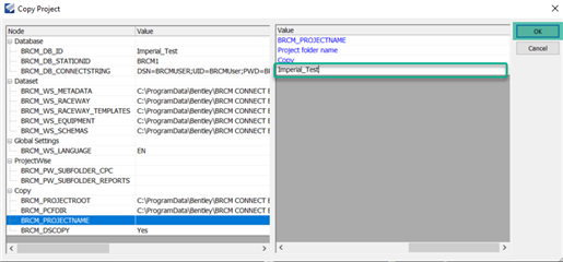 OpenPLANT | AutoPLANT - How to create or copy a BRCM project WorkSet ...