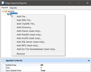 OpenCities Map - - Create XFM DGN file using Import from database - Communities