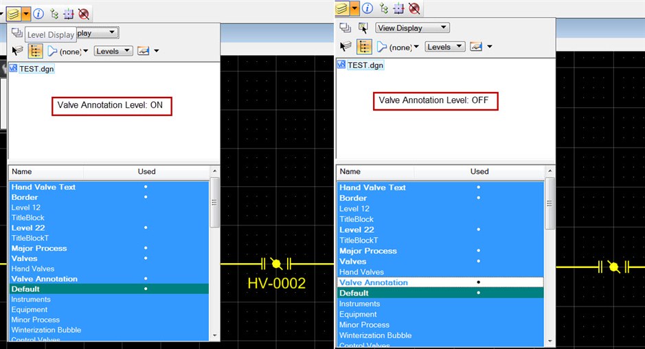 OpenPLANT | AutoPLANT - How To Have Valve Annotations Show Up in Specific Level - Communities